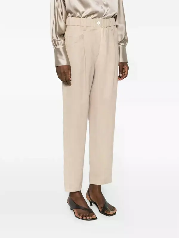 Brunello Cucinelli Sand Beige Classic Five Pockets Trousers - Neutrals