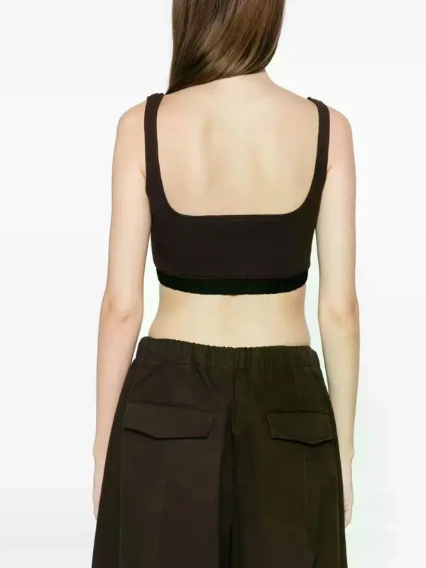 ENTIRE STUDIOS Lounge Top - Brown