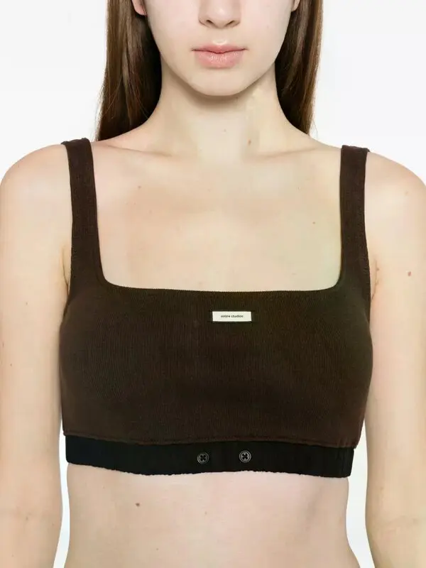 ENTIRE STUDIOS Lounge Top - Brown
