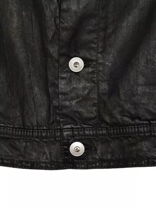 Rick Owens Cropped Frayed Jacket