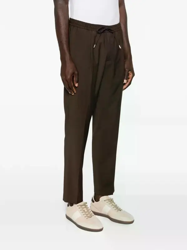 BRIGLIA 1949 Wimbledon Drawstring Trousers - Brown