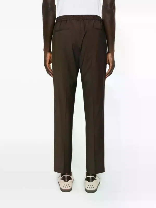 BRIGLIA 1949 Wimbledon Drawstring Trousers - Brown