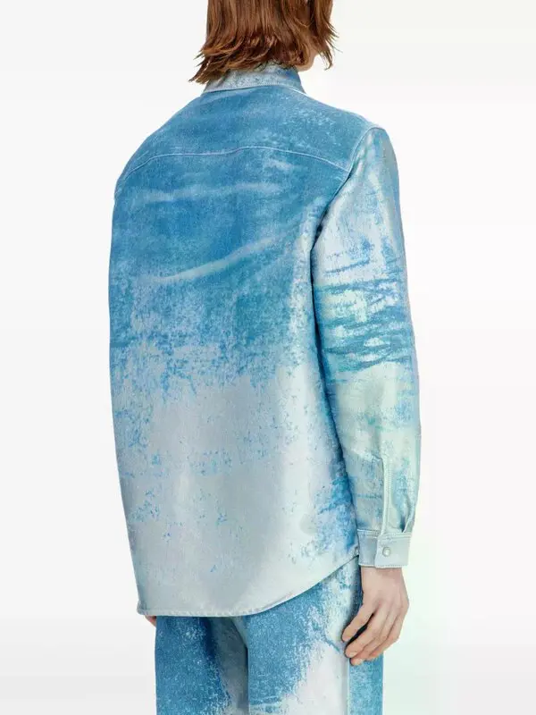 DIESEL® D-kelmar-fsi Denim-effect Shirt