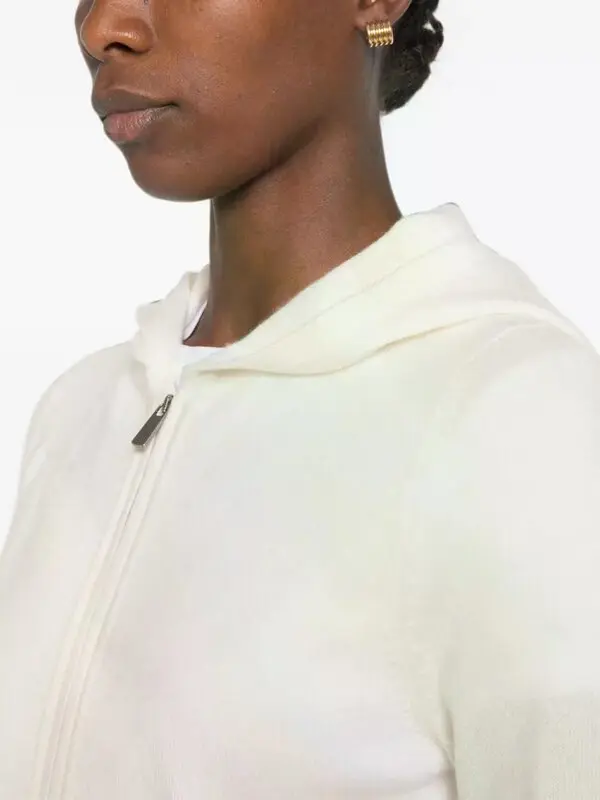 Eric Bompard Zip-up Knitted Hoodie