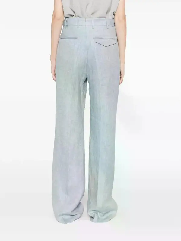 BERWICH Simona Pleated Trousers - Blue