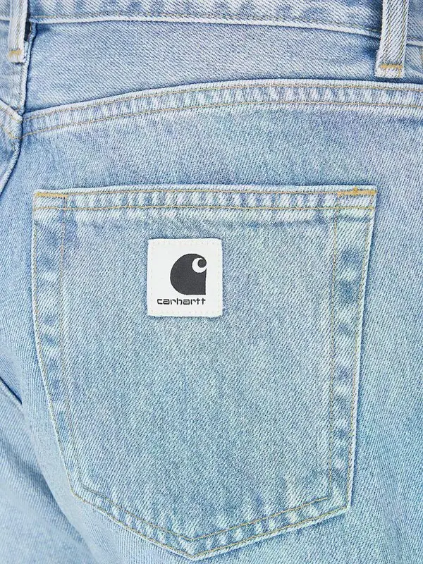 Carhartt Work In Progress Noxon Logo Patch Denim Trousers