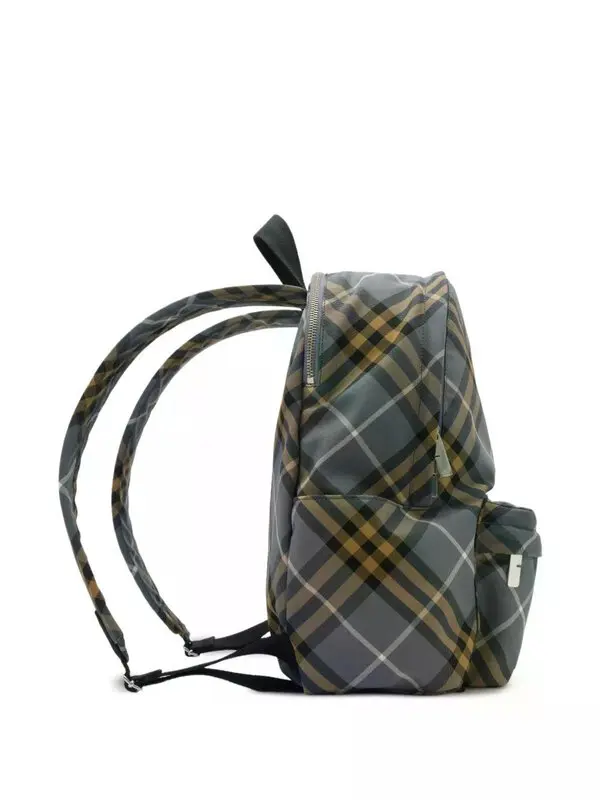 Burberry Small Check Backpack - Grey