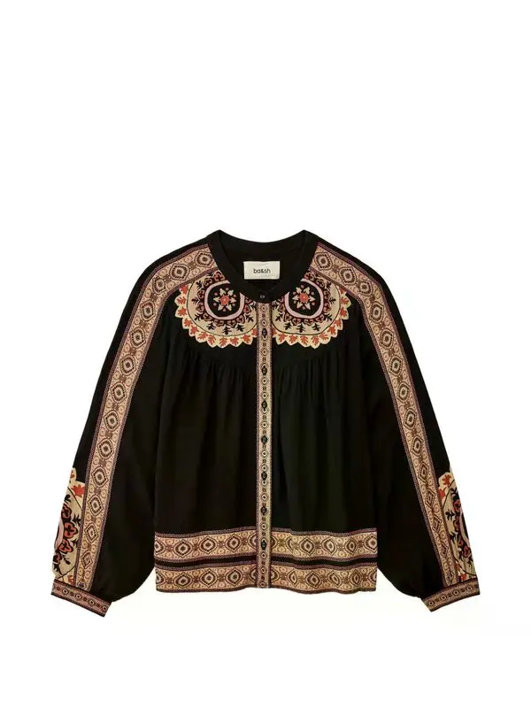Ba&sh Valda Printed Button Blouse