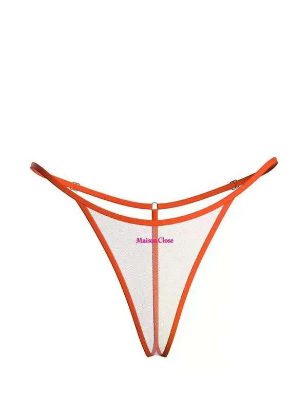 MAISON CLOSE Panorama Micro Thong - Neutrals