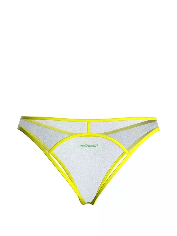 MAISON CLOSE Panorama Open-back Briefs - Neutrals