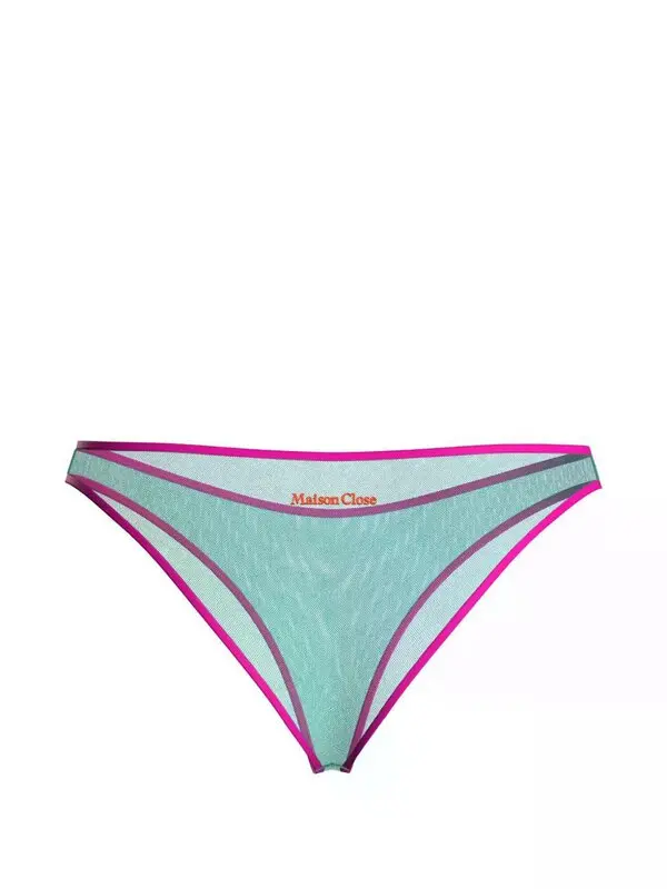 MAISON CLOSE Panorama Briefs - Green