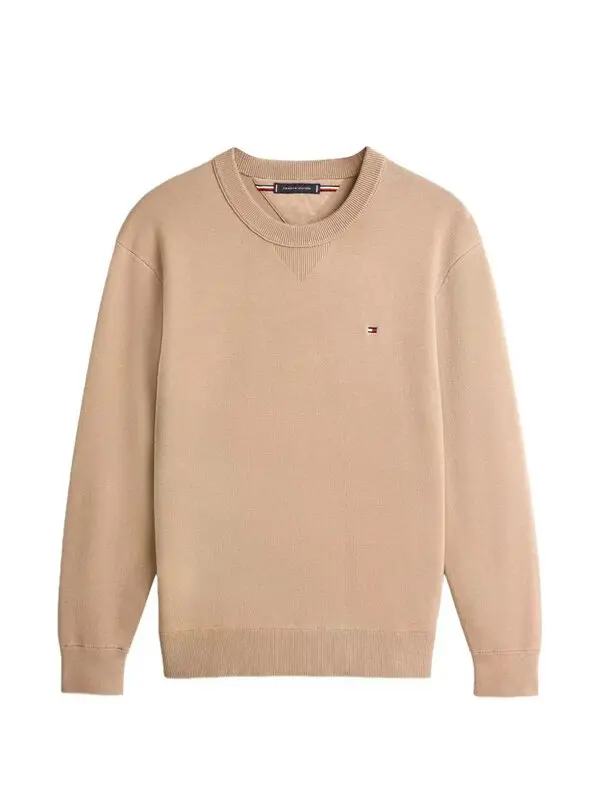 Tommy Hilfiger Crew Neck Jumper - Neutrals