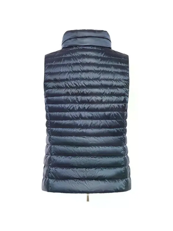MOORER Quilted Design Gilet - Blue