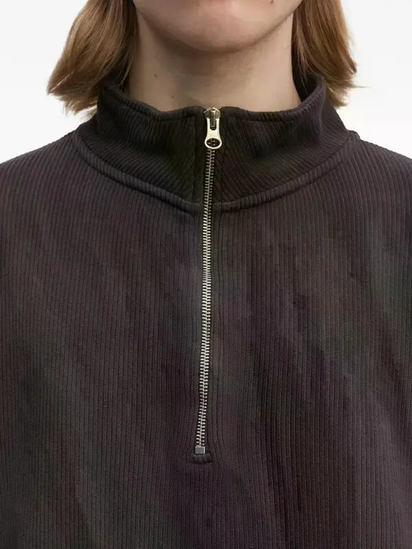 ANOTHER ASPECT 2.0 Half-zip Sweatshirt - Brown