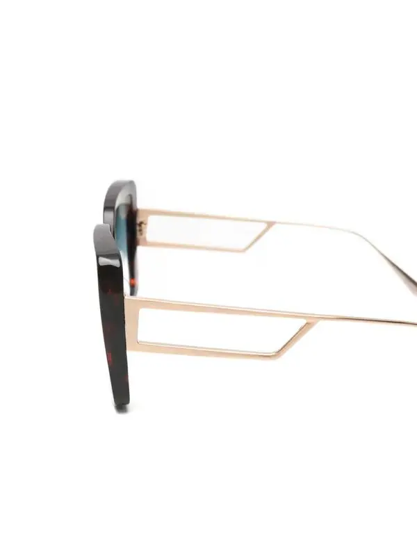 Linda Farrow Macy Sunglasses - Gold