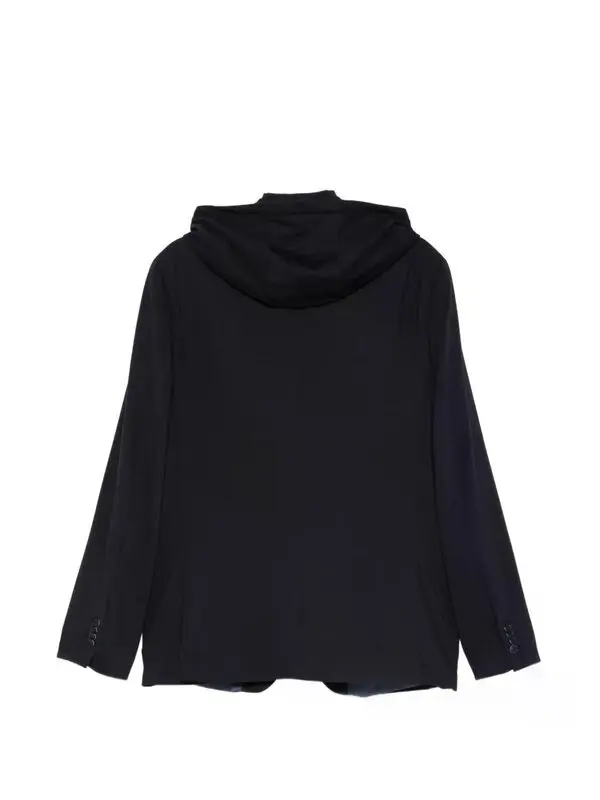 Karl Lagerfeld Talk Hooded Blazer