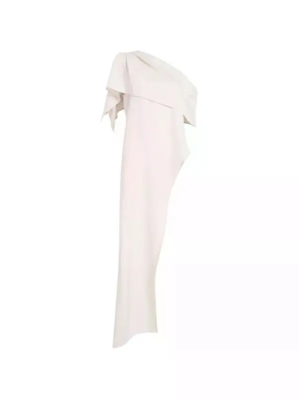 Proenza Schouler One-shoulder Draped Twill Top - Neutrals