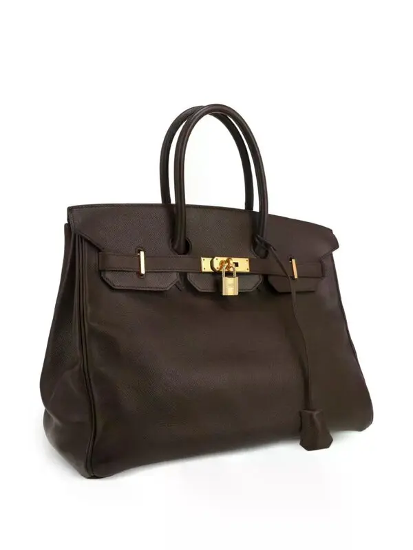 Hermès 1995 35 Birkin Handbag - Brown