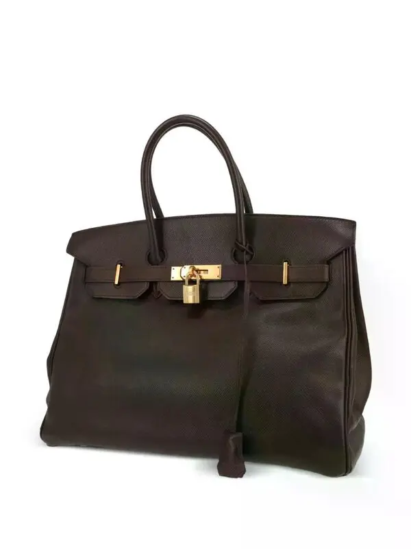 Hermès 1995 35 Birkin Handbag - Brown