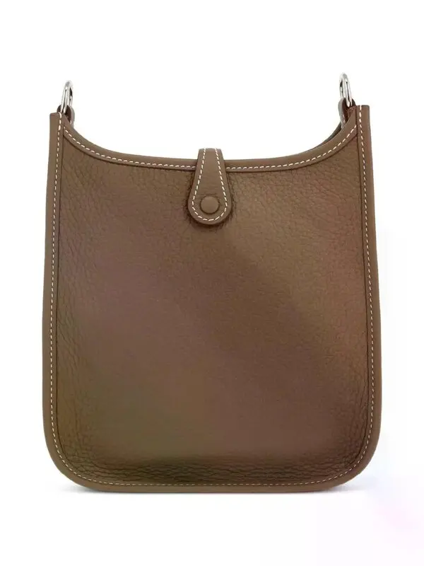 Hermès Evelyne Mini Leather Shoulder Bag - Neutrals