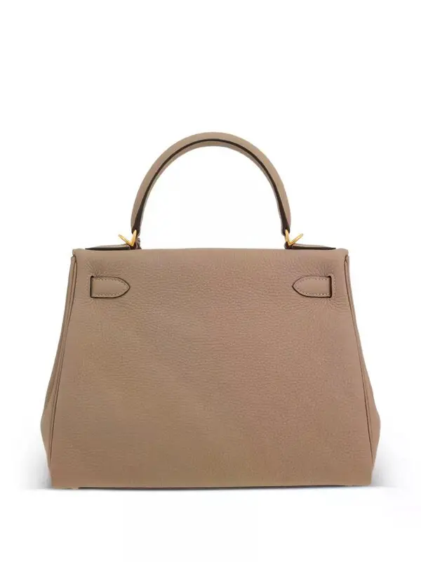 Hermès Kelly Top-handle Leather Handbag - Neutrals