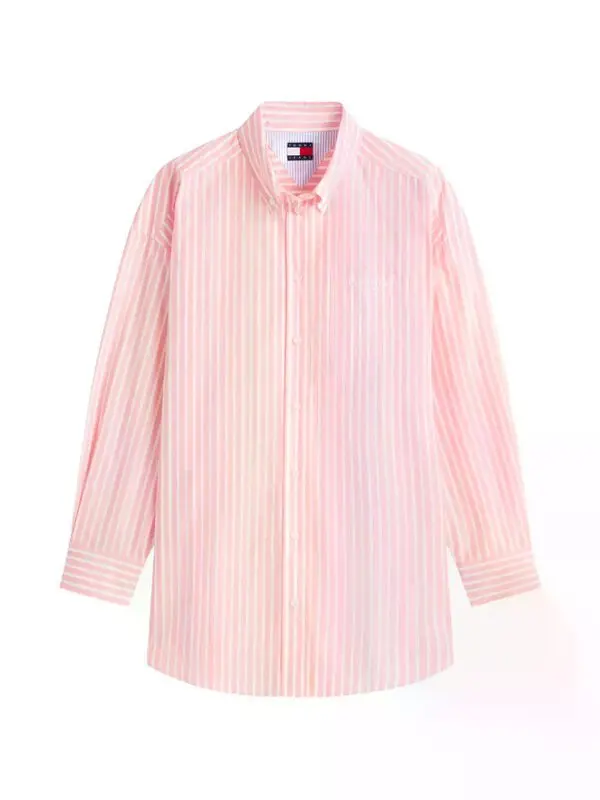 Tommy Hilfiger Striped Cotton Shirt - Pink