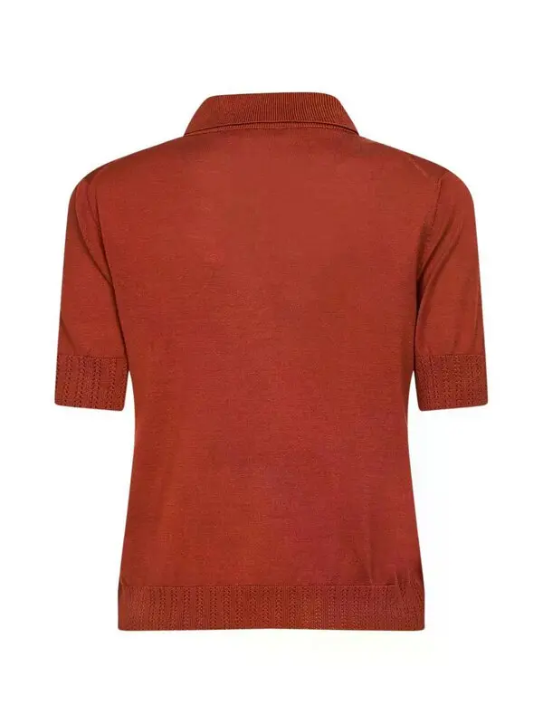 BLANCA VITA Knitted Polo Top