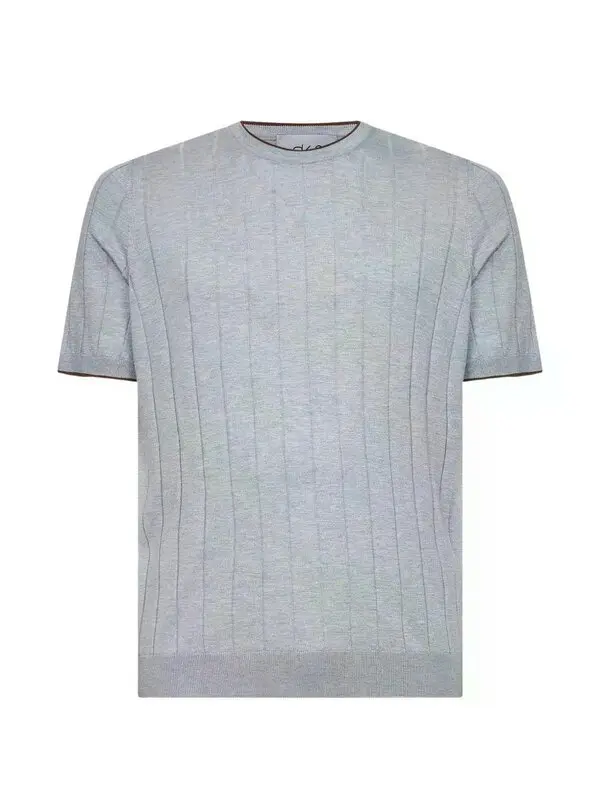 D4.0 Trim-ribbed T-shirt