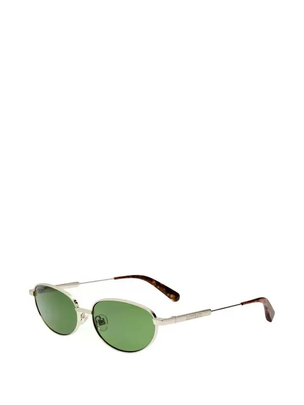 Jacquemus Oval Frame Sunglasses - Silver