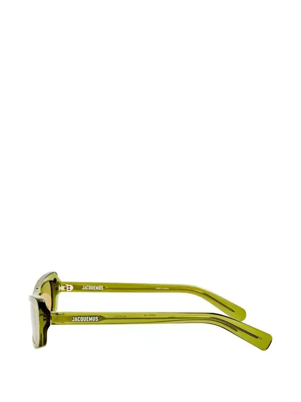 Jacquemus Geometric Frame Sunglasses - Green