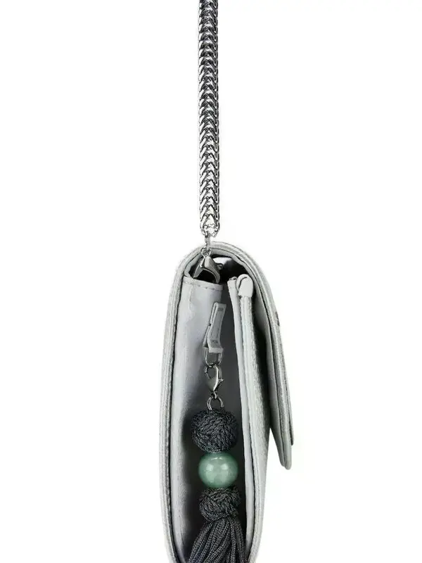 Shanghai Tang Chinese-knot Clutch Bag - Silver