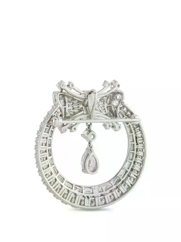 LB EXCLUSIVE Platinum Diamond Brooch