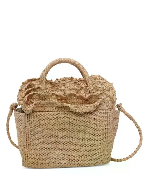 IBELIV Laguna Ruffled-trims Tote Bag