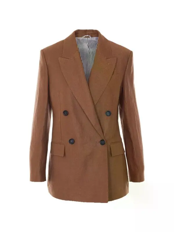 Brunello Cucinelli Double-breasted V-neck Jacket