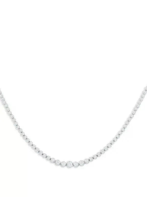 LB EXCLUSIVE 18k White Gold Diamond Necklace