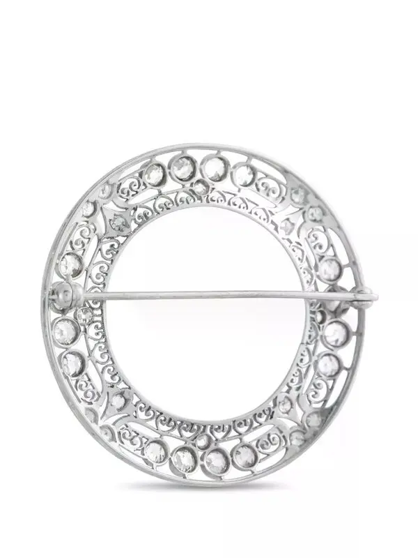 LB EXCLUSIVE Platinum Diamond Brooch