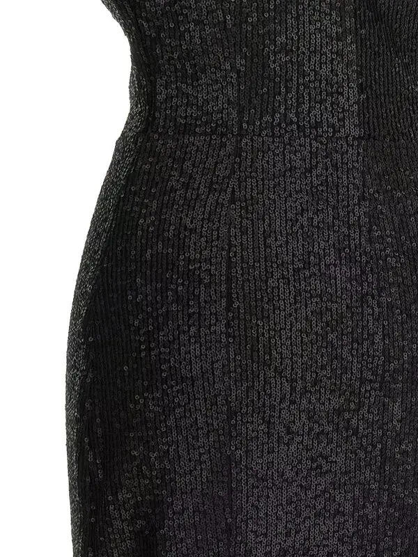 Norma Kamali Sequin Off-the-shoulder Mermaid Gown