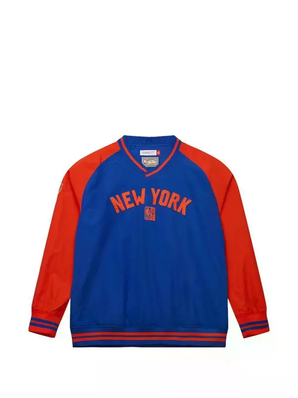 Mitchell & Ness Nylon V-neck Sweatshirt