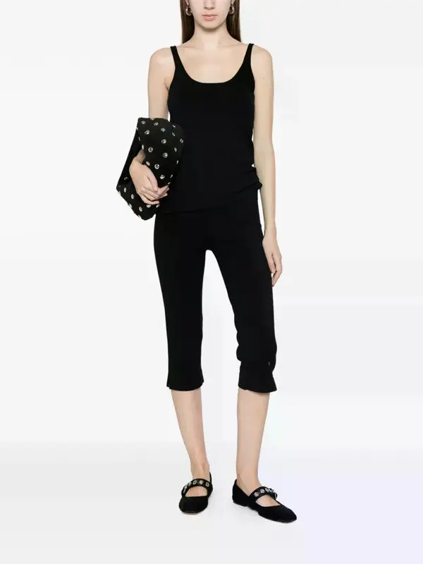 Soft Goat Elasticated-waistband Trousers