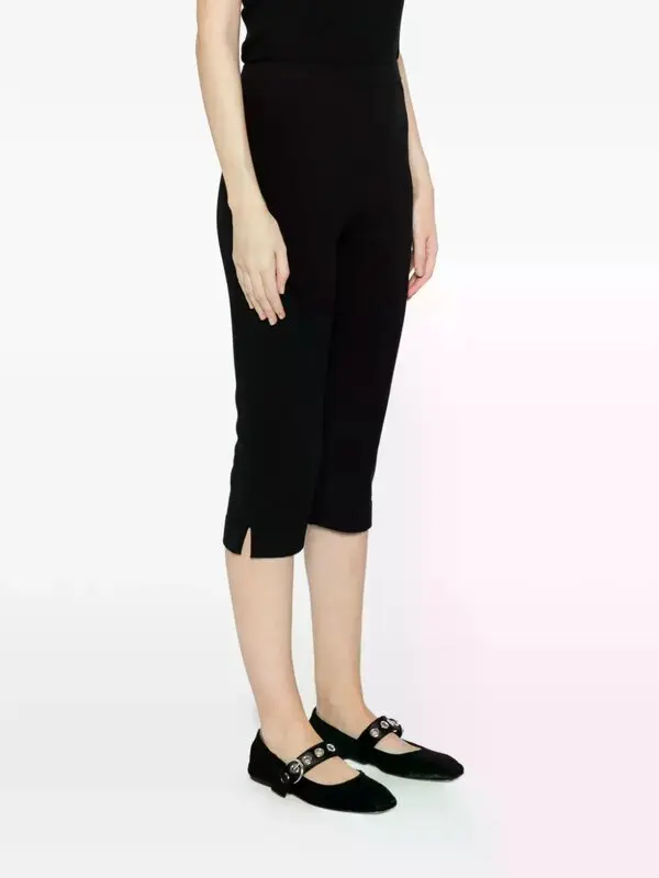 Soft Goat Elasticated-waistband Trousers