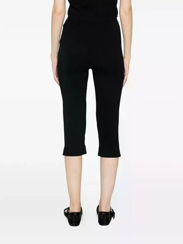 Soft Goat Elasticated-waistband Trousers