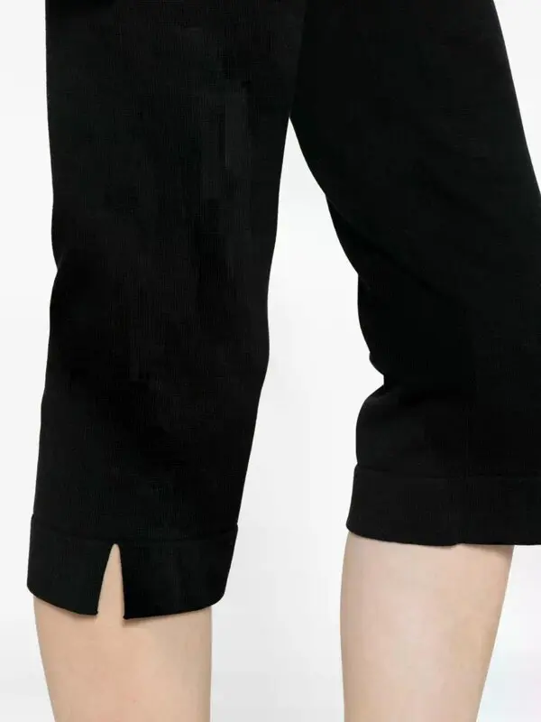 Soft Goat Elasticated-waistband Trousers