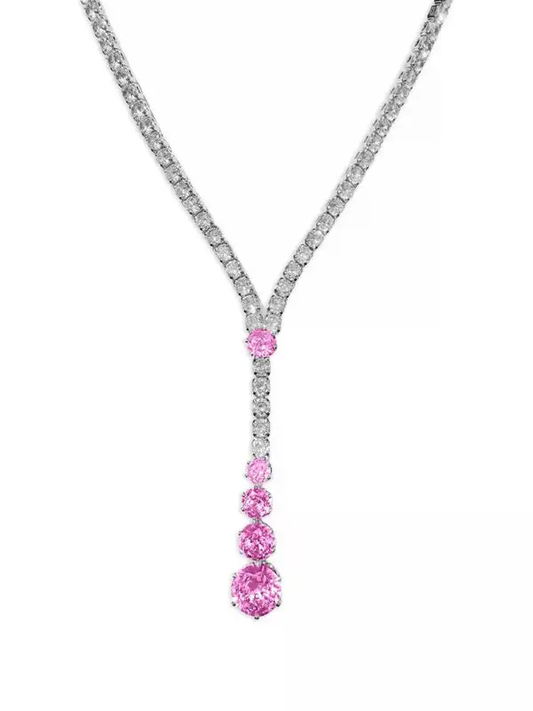 HZMER JEWELLERY Shimmer Necklace - Silver