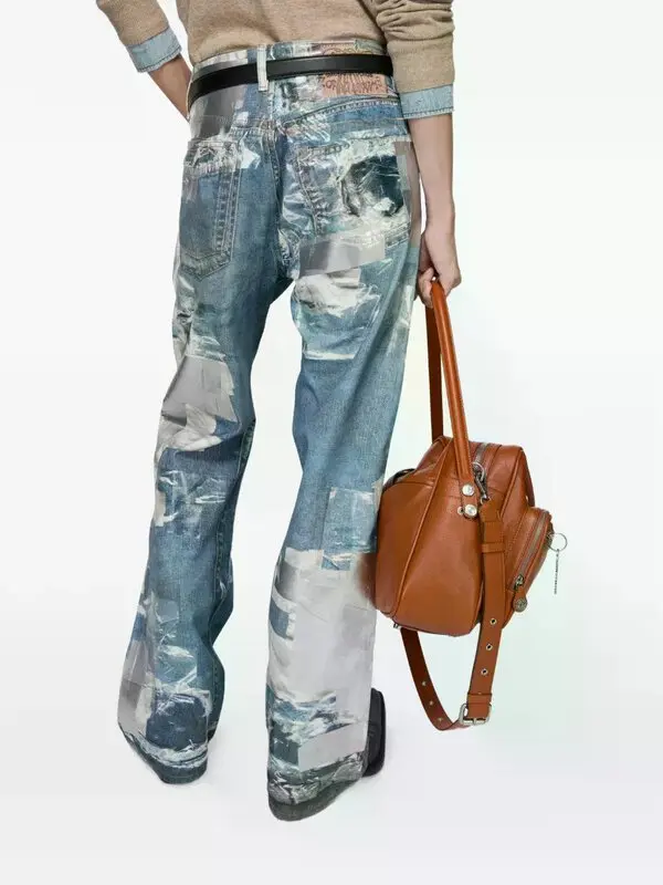 Acne Studios Ripped Patchwork Jeans