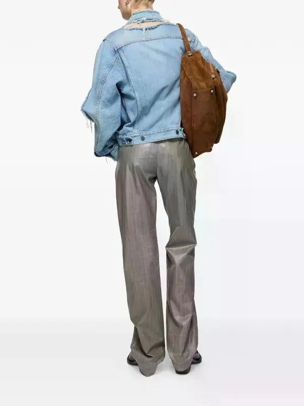 Acne Studios Distressed Denim Trucker Jacket