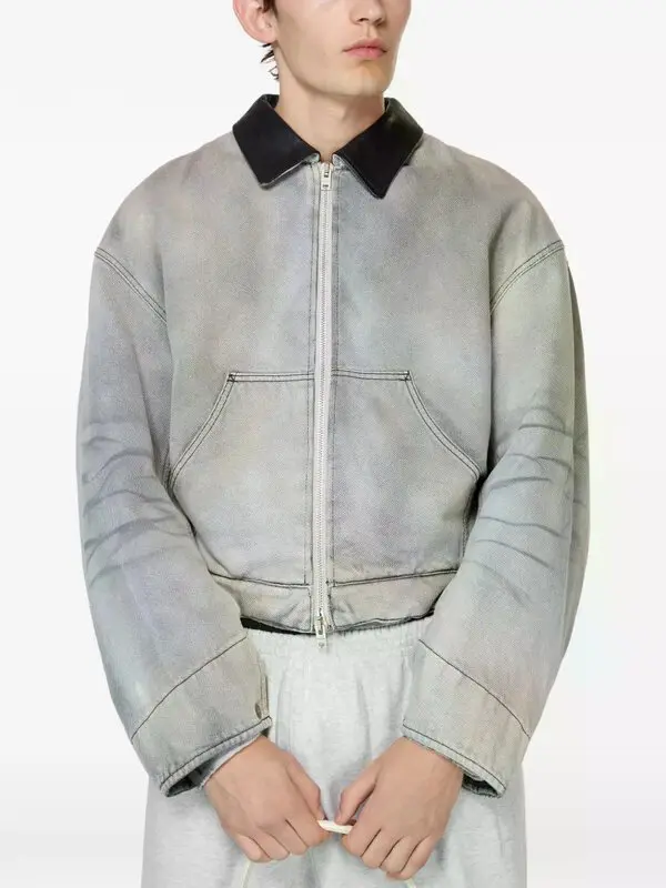 Acne Studios Faded Denim Bomber Jacket