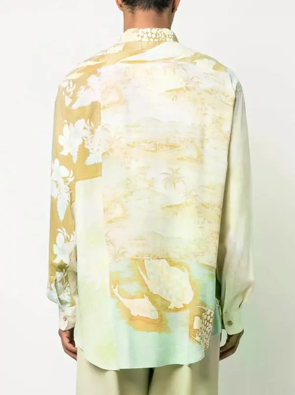 MAGLIANO Graphic-print Cotton Shirt