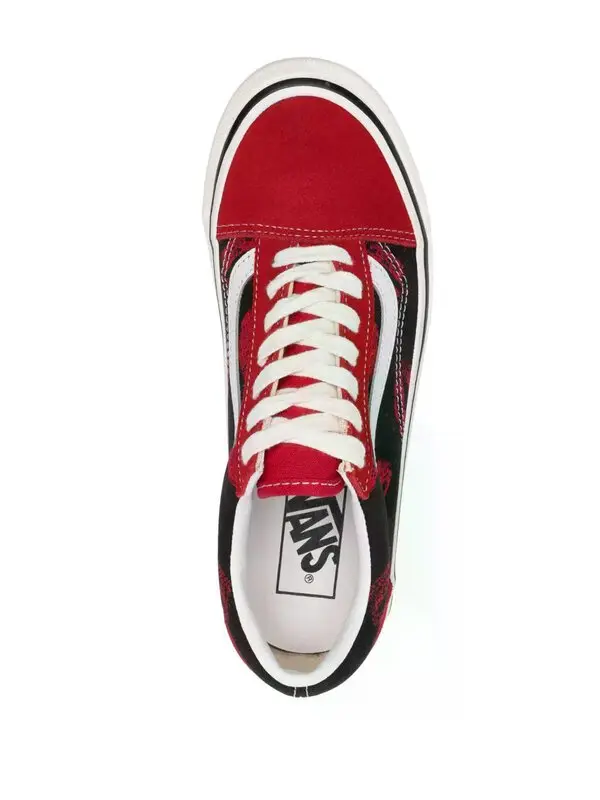 VANS Old Skool Tapered Lace-up Sneakers - Red