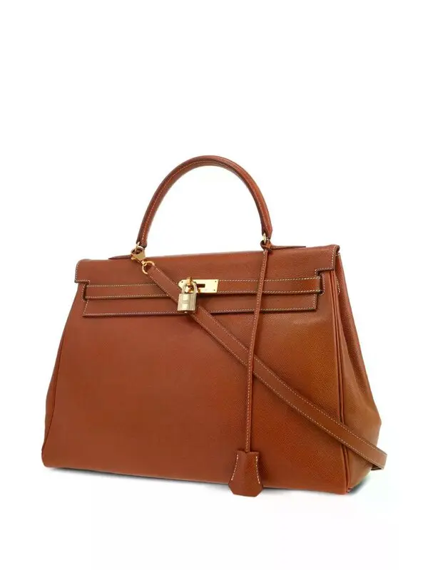 Hermès 1992 Kelly 35 Handbag - Brown