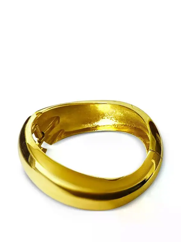 HZMER JEWELLERY Glossy Bangle Cuff - Gold